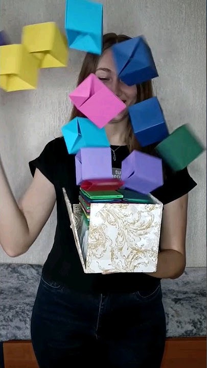 Сделала вылетающие кубики - YouTube