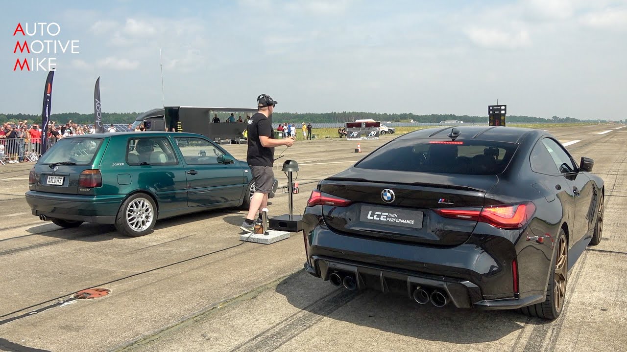 900HP VW Golf 3 VR6 Turbo vs BMW M4 G82 Competition - YouTube