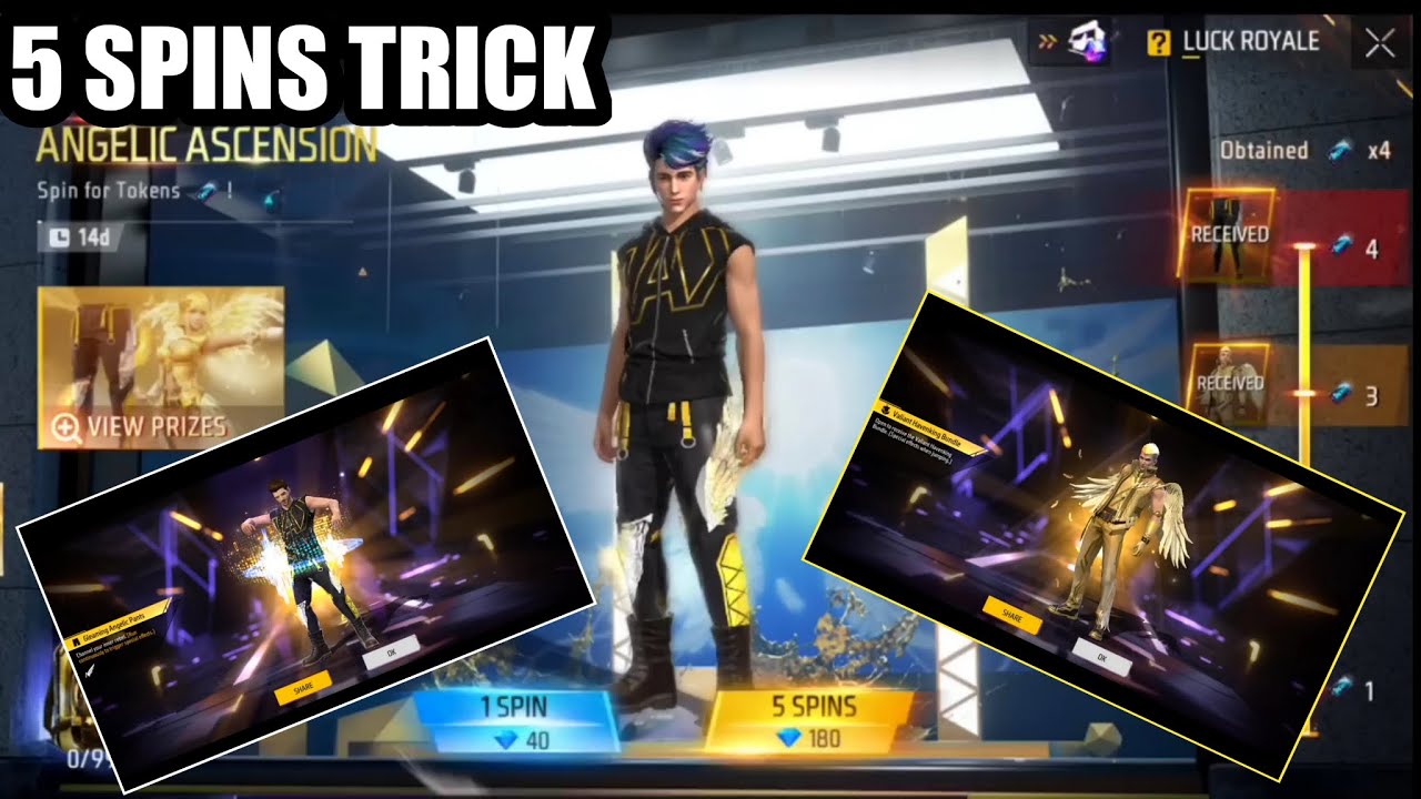 ANGELIC ASCENSION EVENT FREE FIRE | GOLDEN ANGELIC PANT EVENT 😍 - YouTube