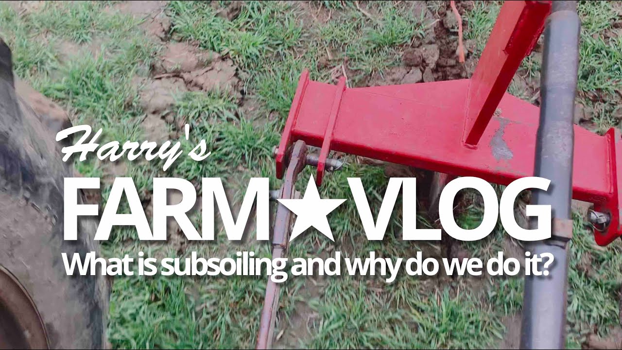 What is subsoiling and why do we do it? - YouTube