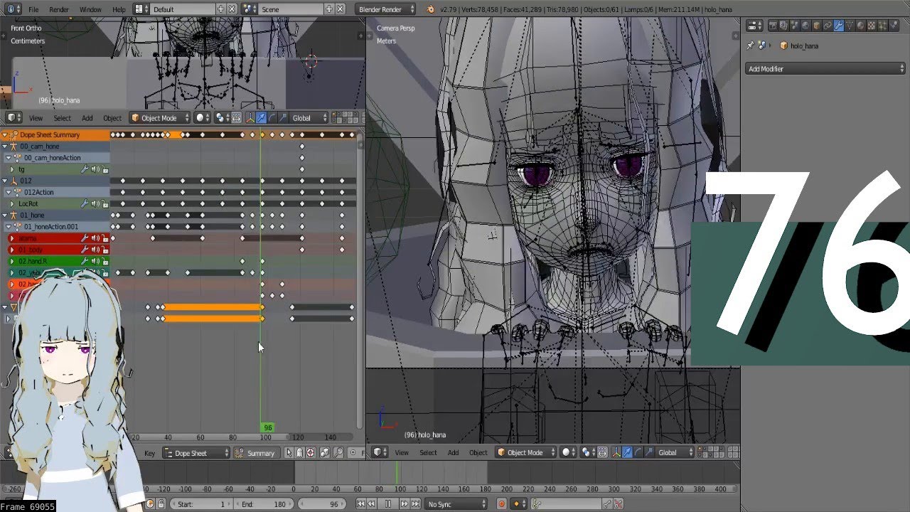 76. progress Blender 3D作業配信 - YouTube
