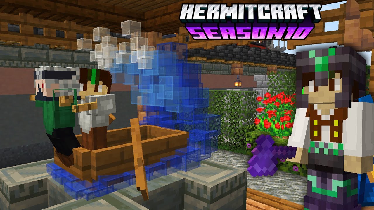 Building a Boat Boys Statue on Hermitcraft S10 - YouTube