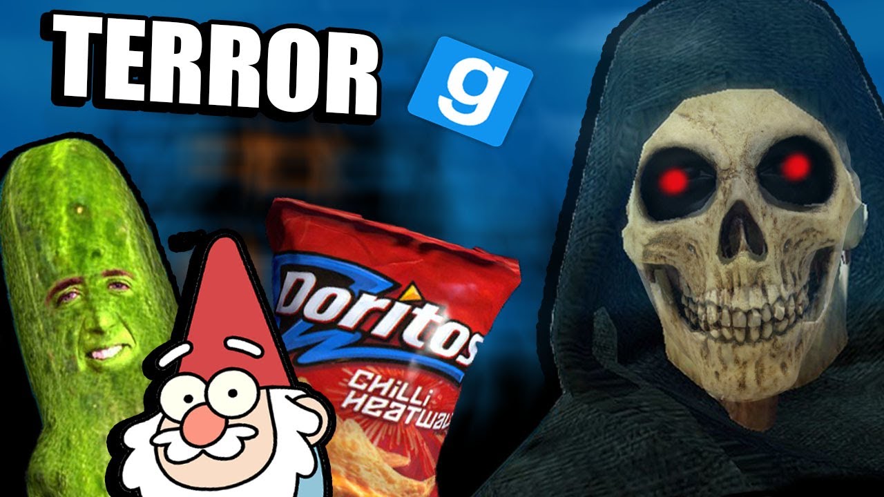 La CASA DEL HORROR con Doritos, Picolas y un Gnomo! - "GMOD TERROR ...