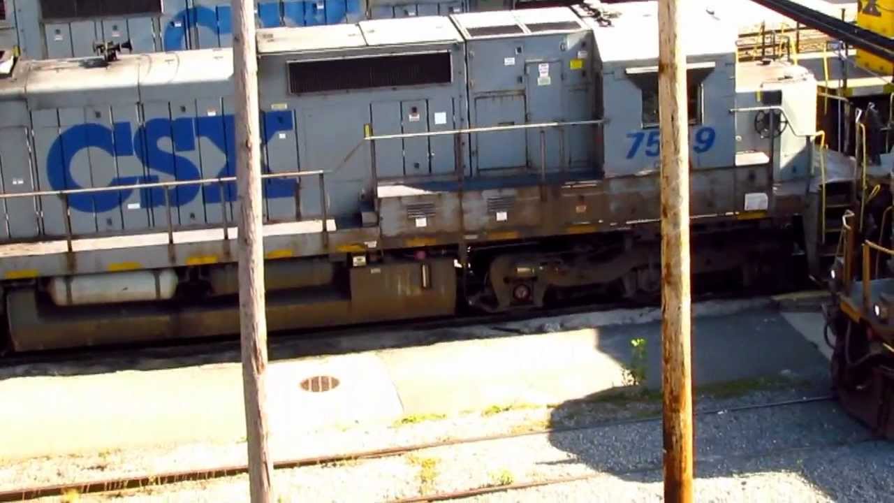 HD csx selkirk yard part-1 oct 2011 w/ genset #1305 - YouTube