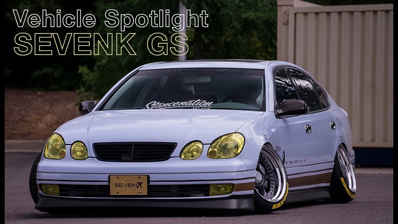 SEVENK Bo's Slammed & Cambered Static Lexus GS300 l G Status l - YouTube