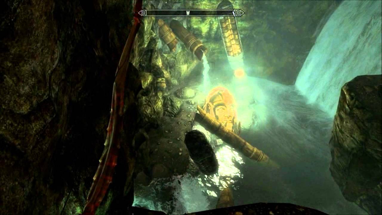 SKYRIM, Ghost Lady in Dwemer Ruins - YouTube