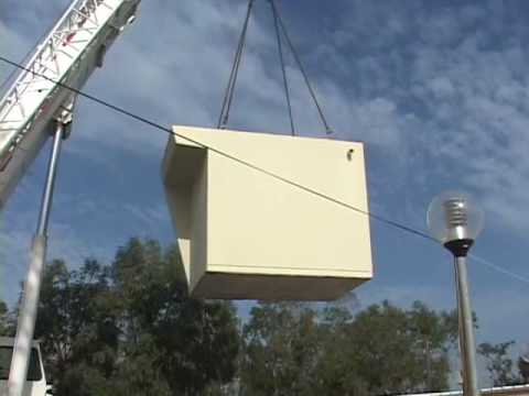 Operation Lifeshield Shelter Delivery to Mavqi'im. - YouTube