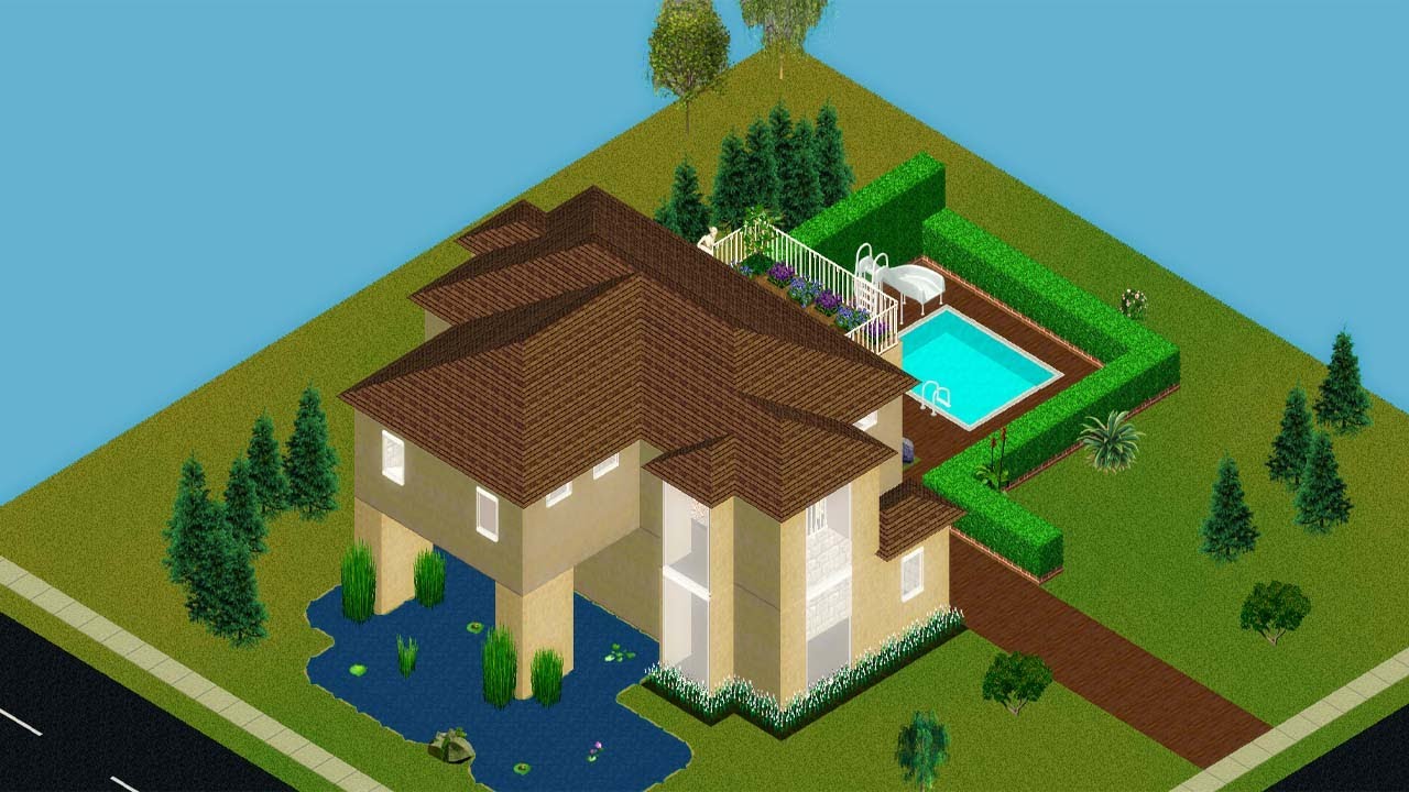 The Sims 1 Speed Build #3/Light Villa - YouTube