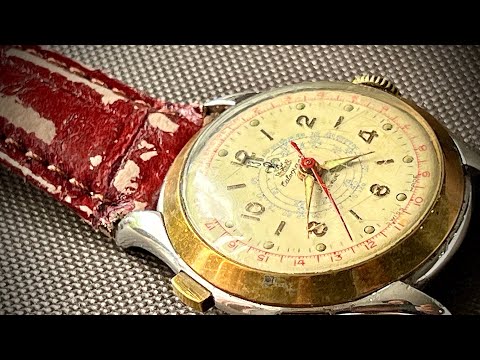 SHOCKINGLY UGLY BAUMGARTNER but very clever Calograph watch Restoration