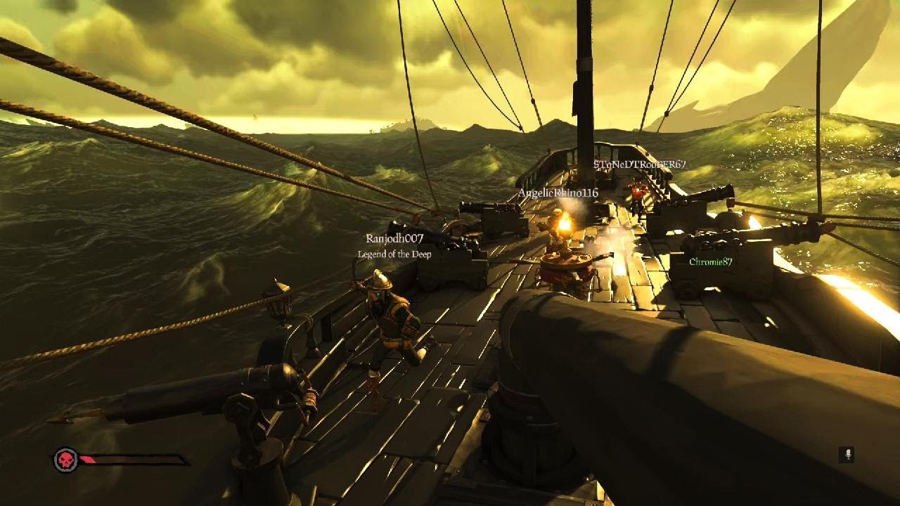 Sea Of Thieves sinking pirates that shoot first - YouTube