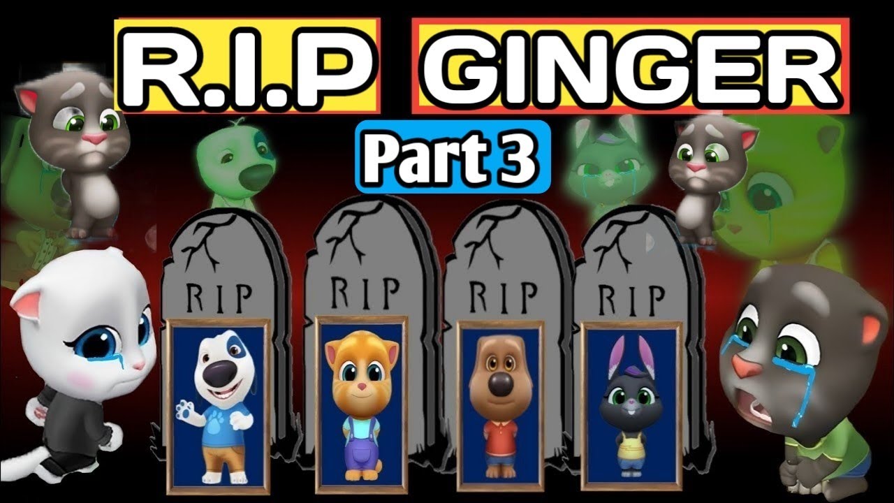 My Talking Tom Friends - AMONG US - R.I.P. Ginger R.I.P. Ben R.I.P ...