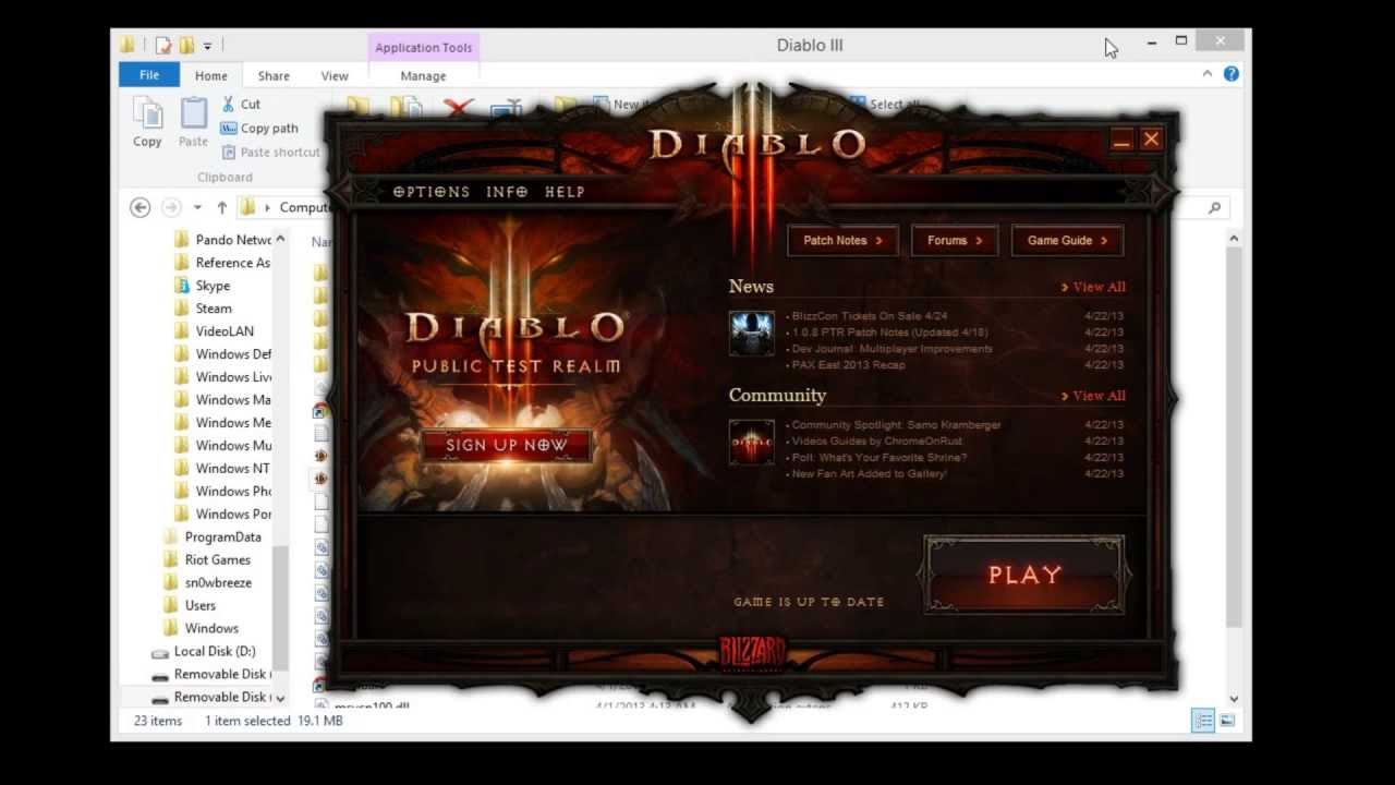 How to put Diablo III 3 on a USB flash drive! - YouTube