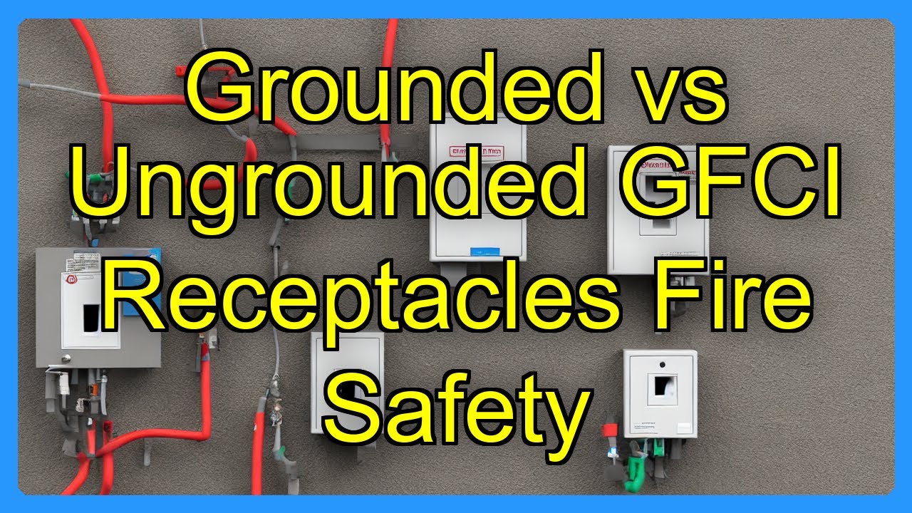 Grounded vs Ungrounded GFCI Receptacles Fire Safety - YouTube