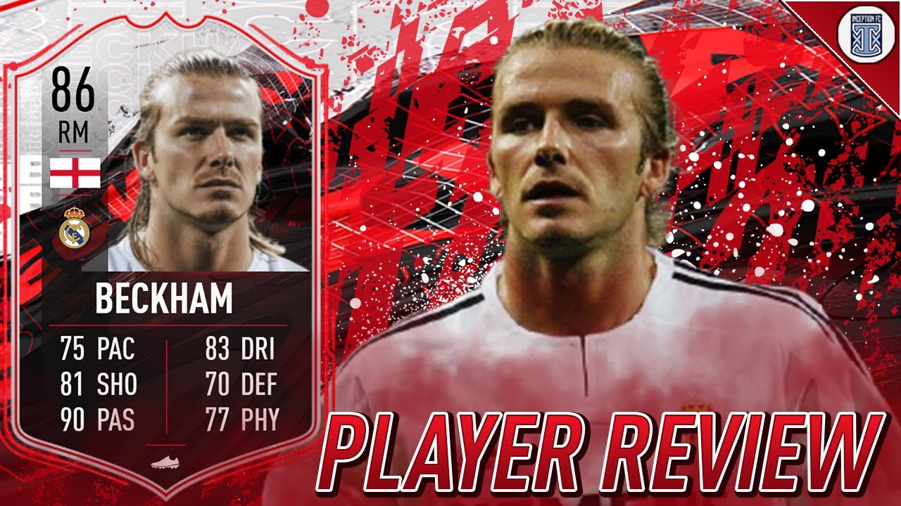FREE DAVID BECKHAM ICON CARD! 86 SPECIAL ITEM DAVID BECKHAM PLAYER ...