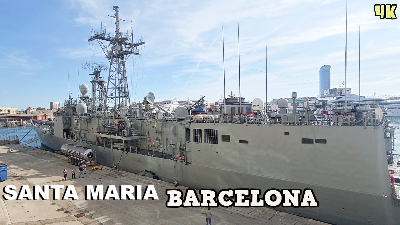 Fragata Santa María Desembarca en Barcelona 2025 Fuerza de la Armada de ...