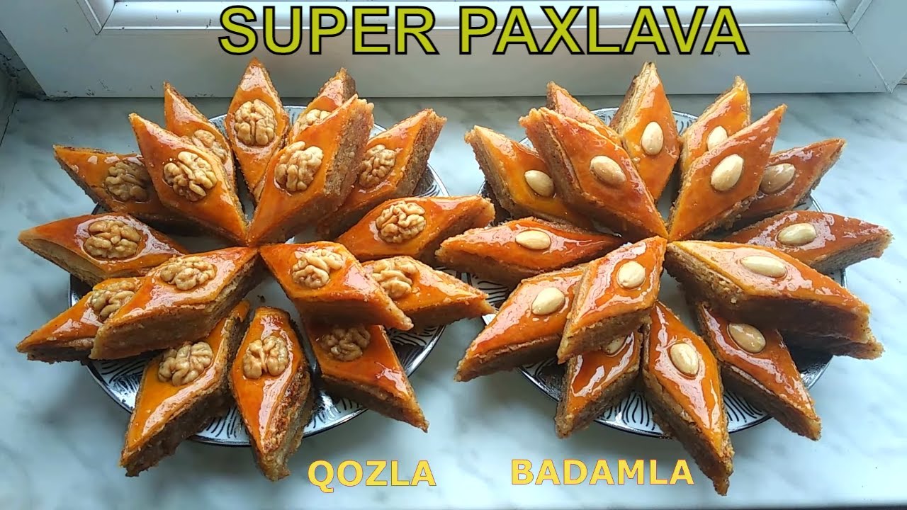 Parıltılı Paxlava resepti sirlərini * Novruz Bayramı * hədiyyəsi olaraq ...