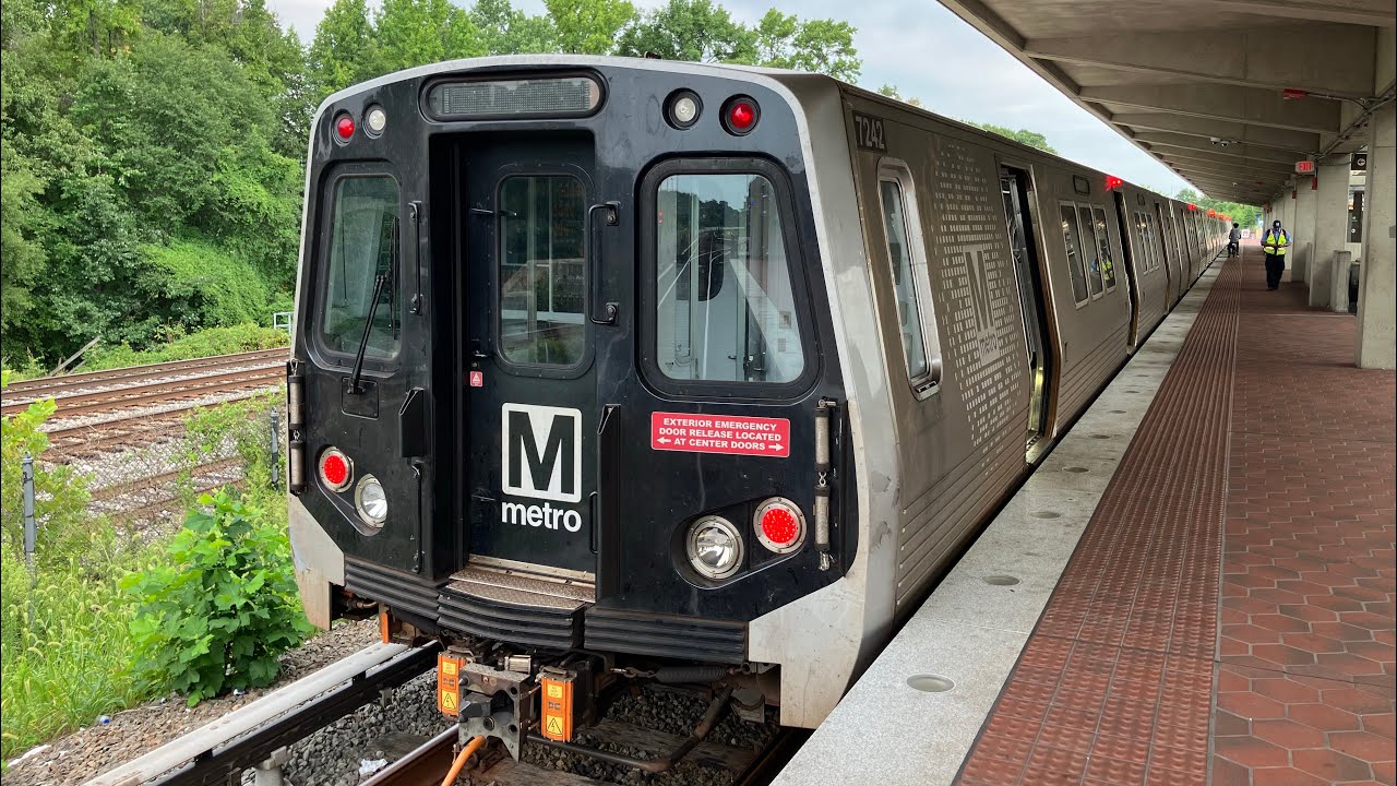 WMATA Metrorail Kawasaki 7000 Series On The Green Line Ride - YouTube