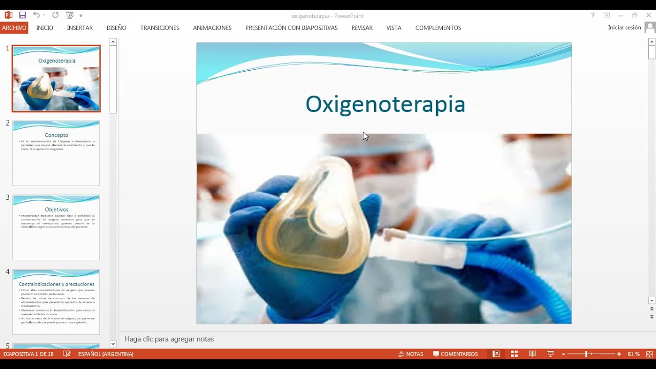 oxigenoterapia para Enfermería - YouTube