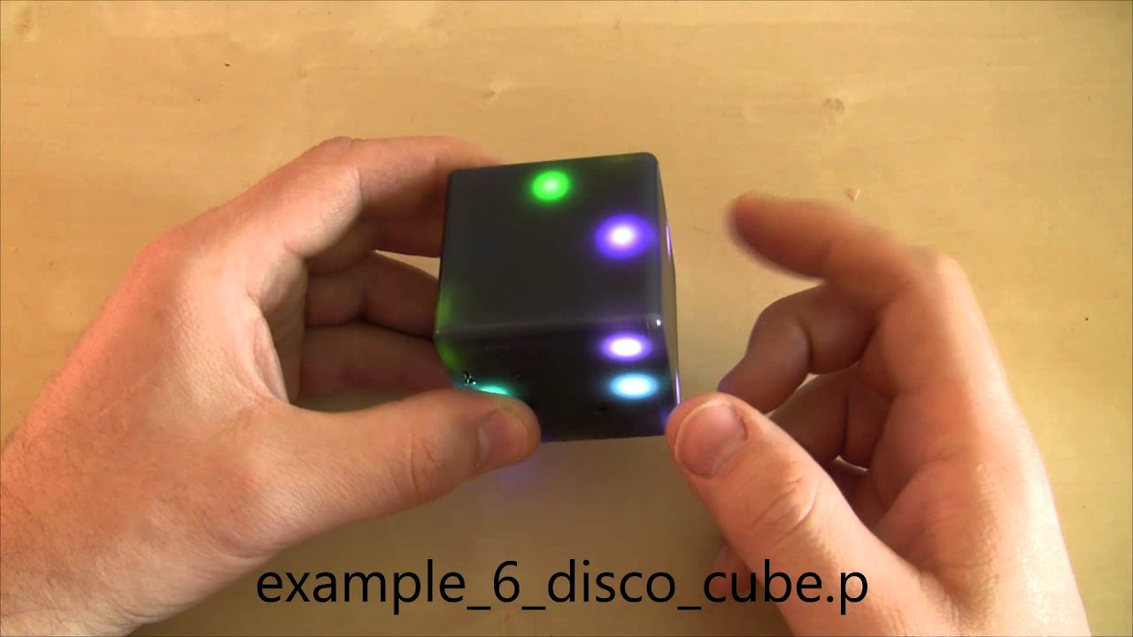 Rubik's Futuro Cube SDK example 6 disco cube - YouTube