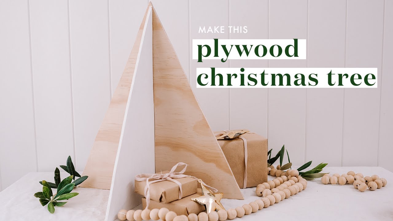 How to make a Plywood Christmas Tree - YouTube
