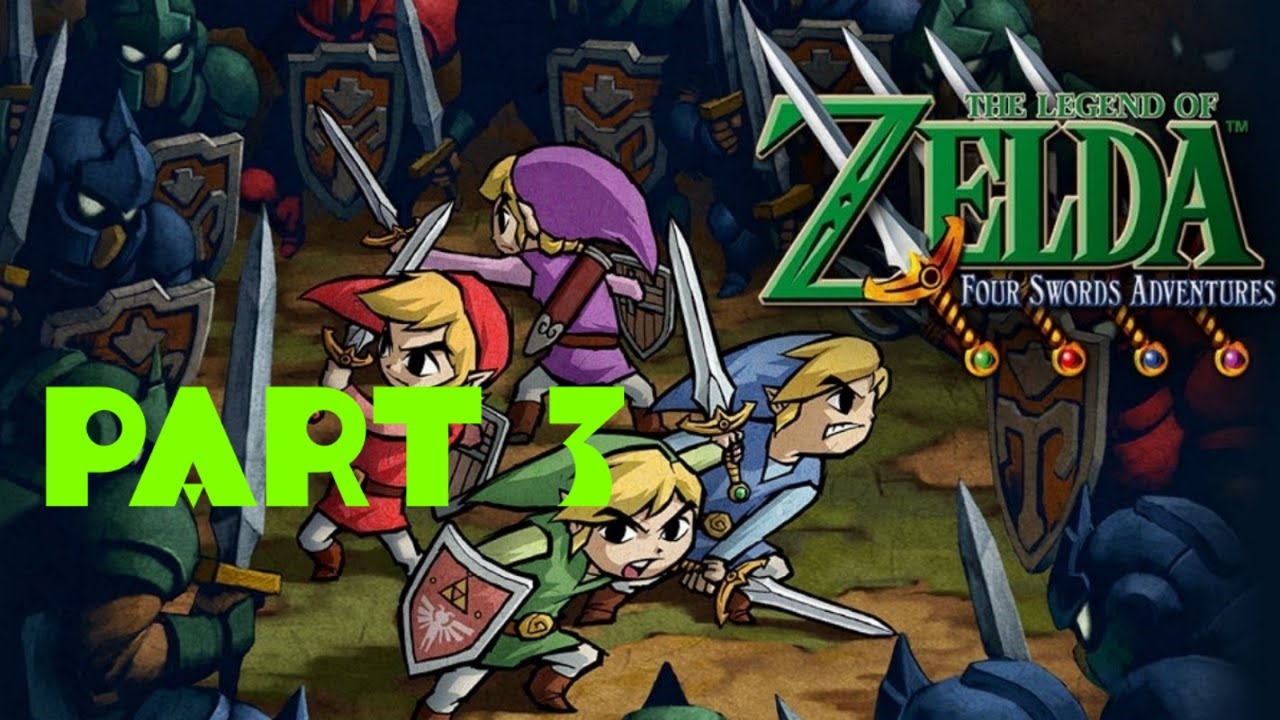 Legend of Zelda: Four Swords Adventure Part 3: Hyrule Castle - YouTube