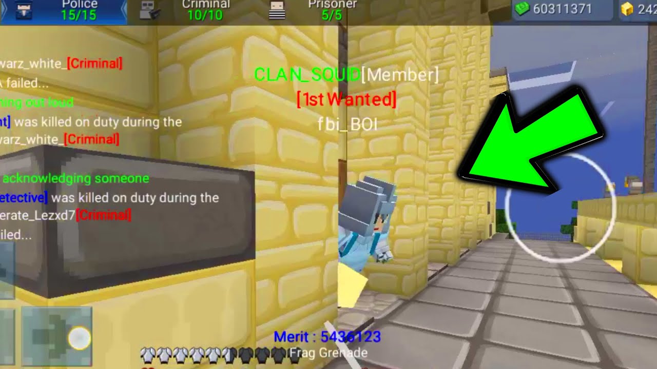 1ST WANTED KILLING in Jailbreak Blockman Go - YouTube