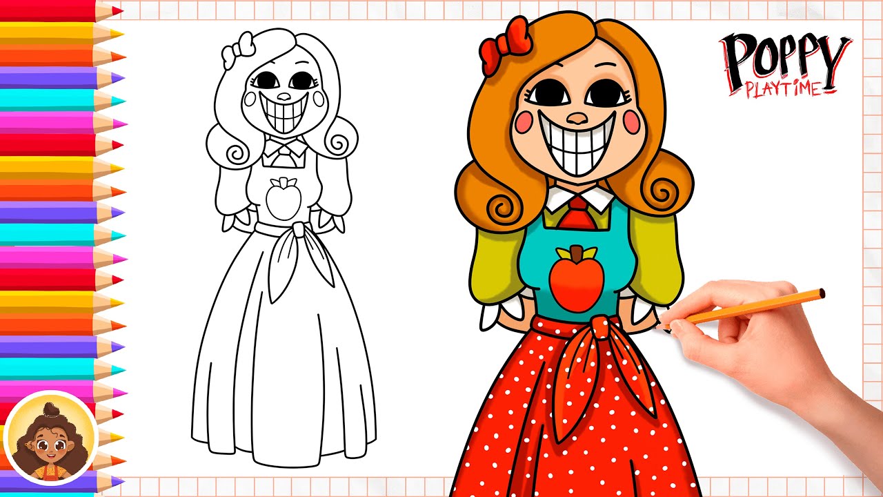 How to Draw Miss Delight | from Poppy Playtime Chapter 3 - YouTube