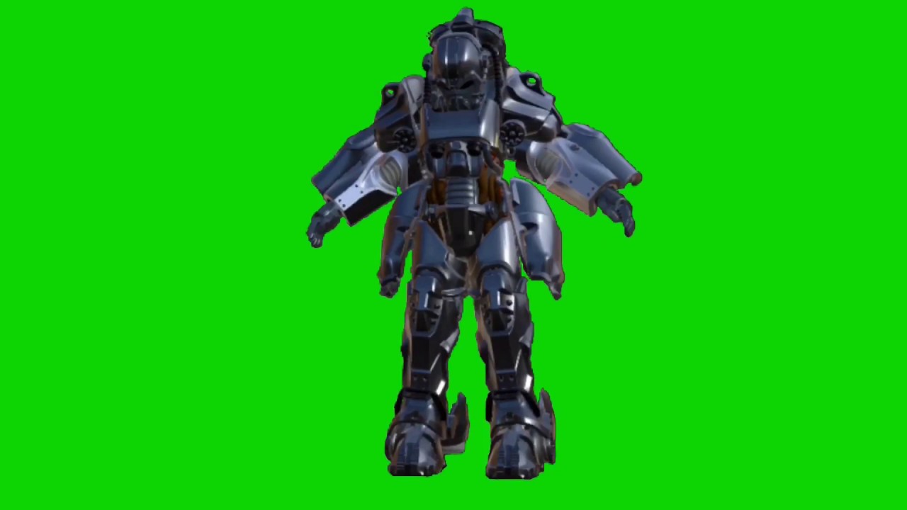 Green Screen Fallout Power Armor - YouTube