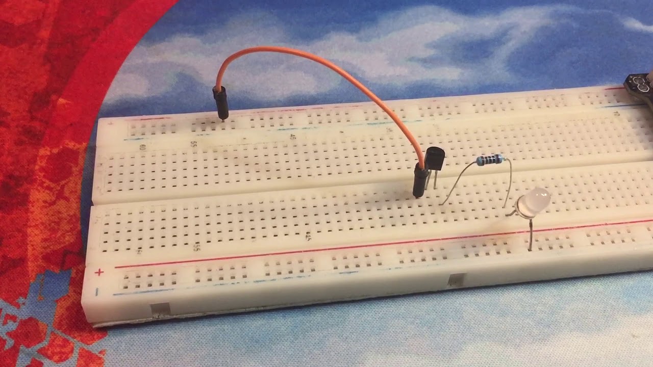 Basic circuit: NPN transistor - YouTube