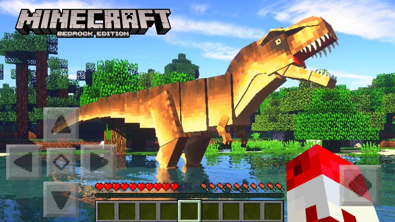 DINOSAURIOS ADDON PARA MINECRAFT PE 1.21 BEDROCK - DINOCRAFT MOD/ADDON ...
