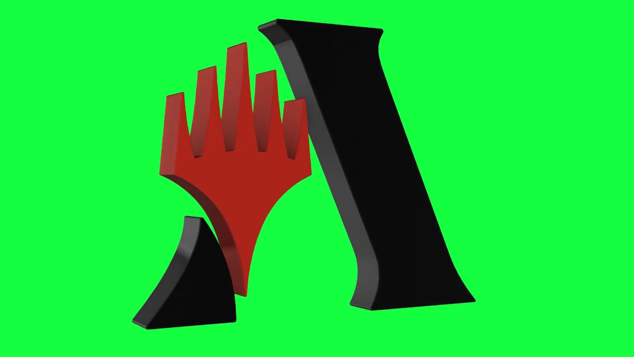 Magic The Gathering Arena Green Screen Logo Loop Chroma Animation - YouTube