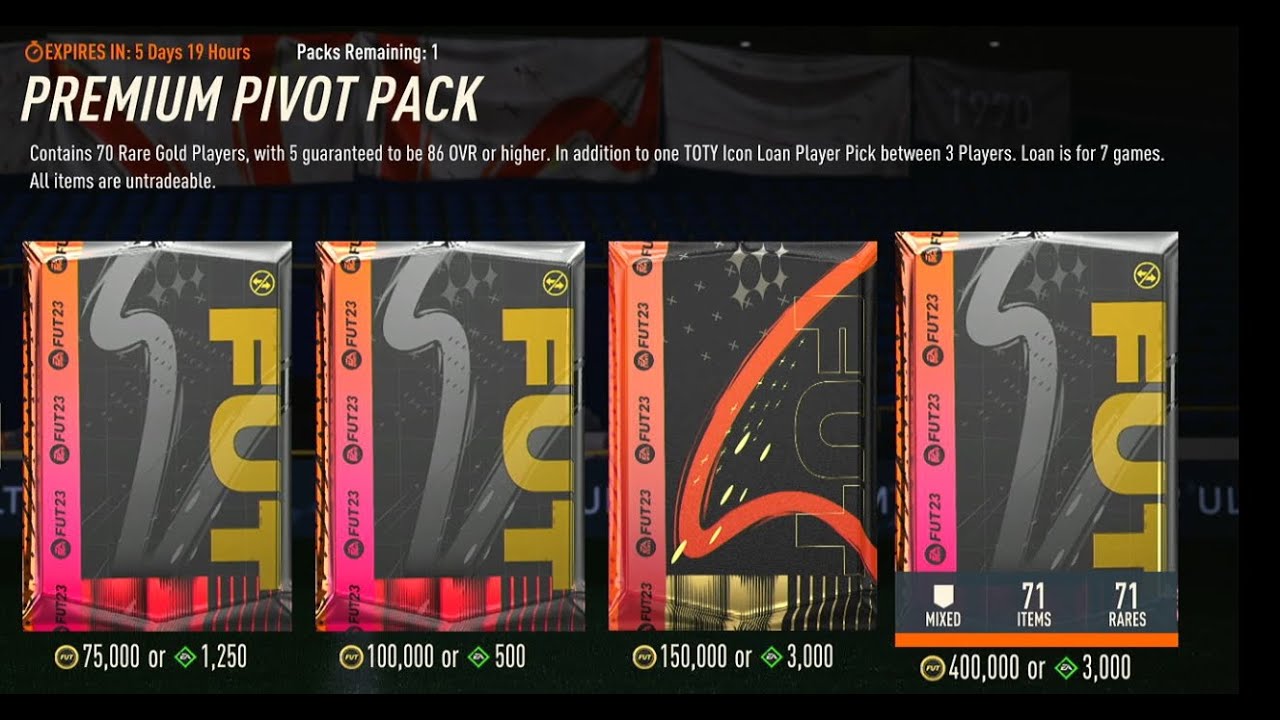 Opening the Premium Pivot Pack and the Throwback Winners SBC!!! FIFA 23 ...