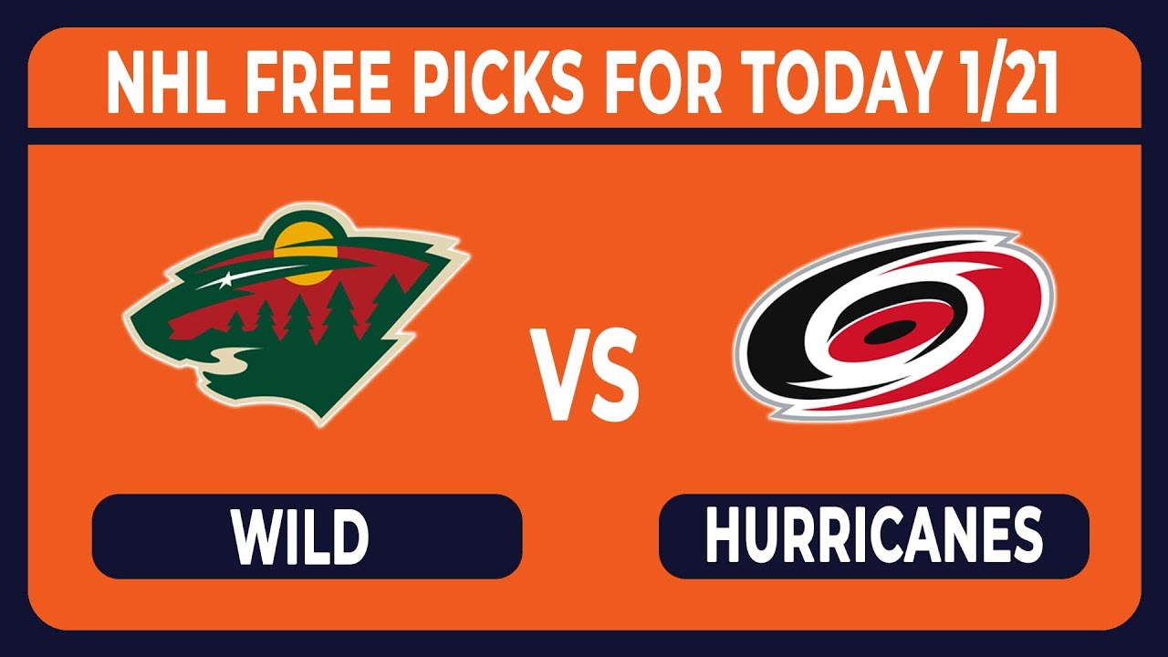 Minnesota Wild vs Carolina Hurricanes 1/21/2024 FREE NHL Betting Tips ...
