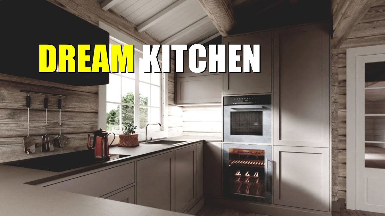 Warm Country Kitchen Design | Dream Interior - YouTube