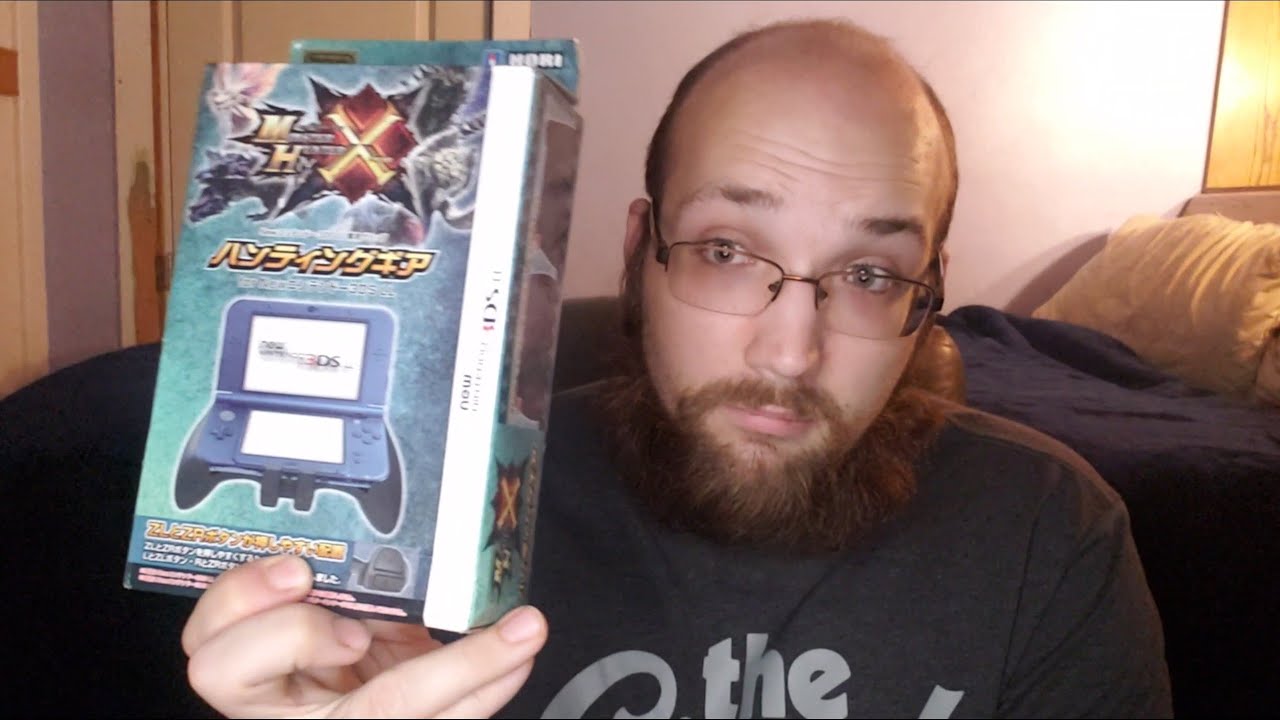 NEW 3DS XL Monster Hunter X Grip - YouTube