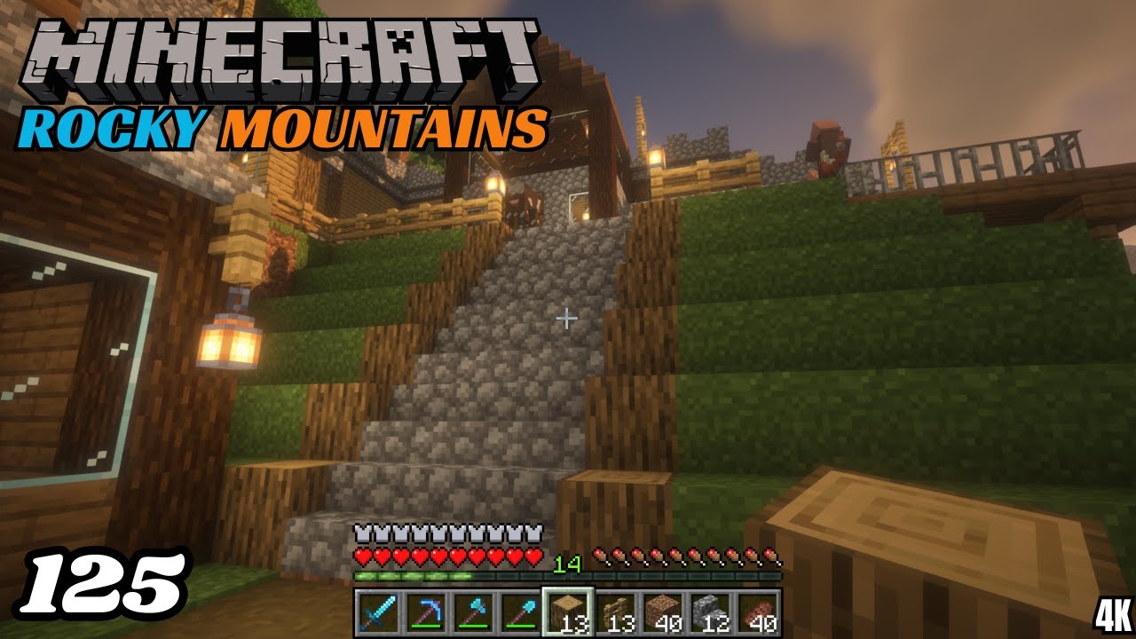 Lets Play Minecraft Rocky Mountains - episode 125 - ASMR °NO COMENTATOR/4K 60FPS° - YouTube