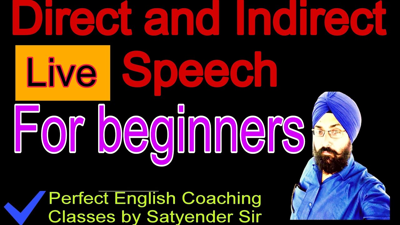 English Grammar Direct And Indirect Speech for class 10th cbse board ...