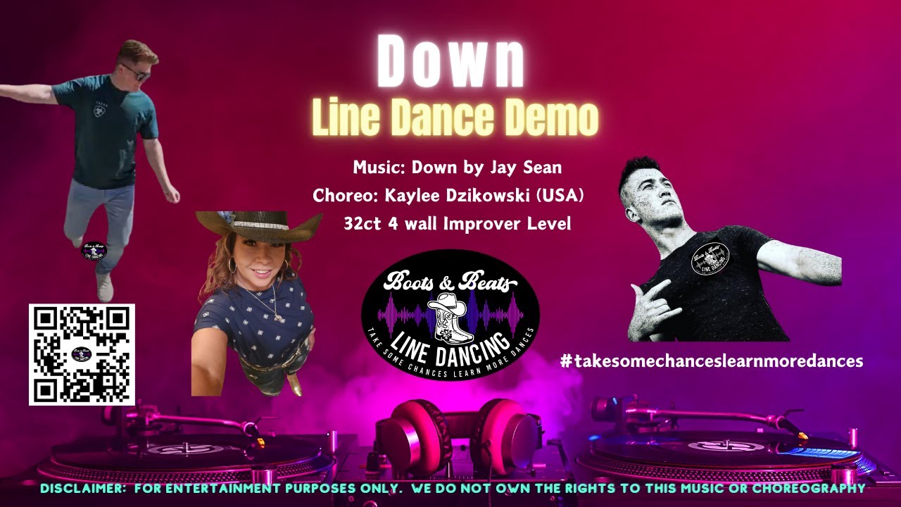 Down Line Dance Demo to the throwback song by Jay Sean - YouTube