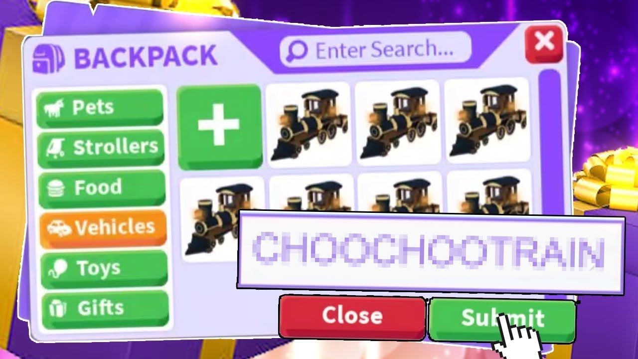 HOW TO GET A FREE TRAIN!! + UPDATED INVENTORY TOUR AT START (ADOPT ME ...