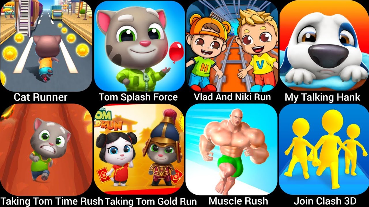 Vlad And Niki Run,Cat Runner,My Taking Hank,Tom Splash Force,Taking Tom ...