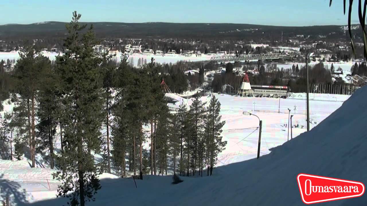 Talvikelkkarata Ounasvaaralla - YouTube