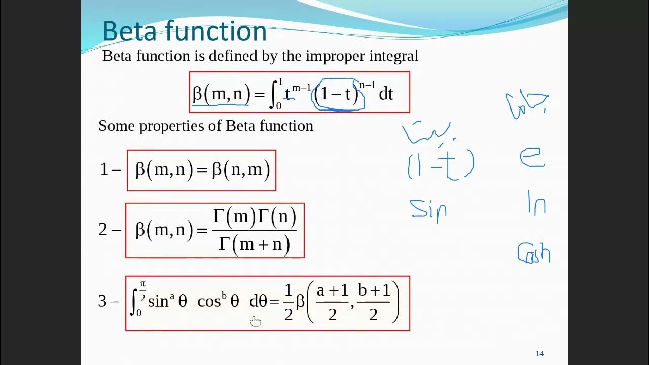 Lecture(9) Beta function - YouTube