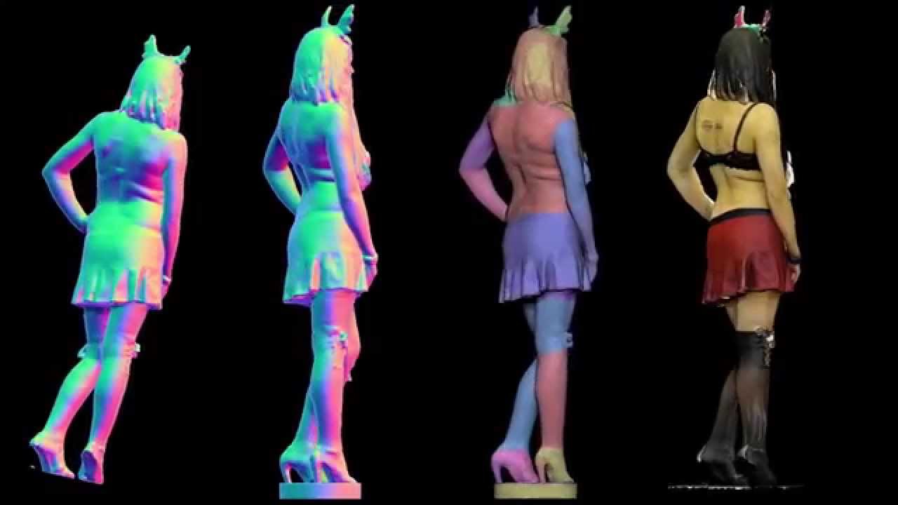 3D Body Scan Processing 1080p YouTube