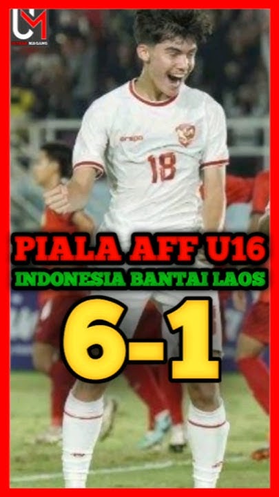 Timnas Indonesia U16 Bantai Laos U16 Dengan Scor 6-1 #1million #football #timnasday # ...