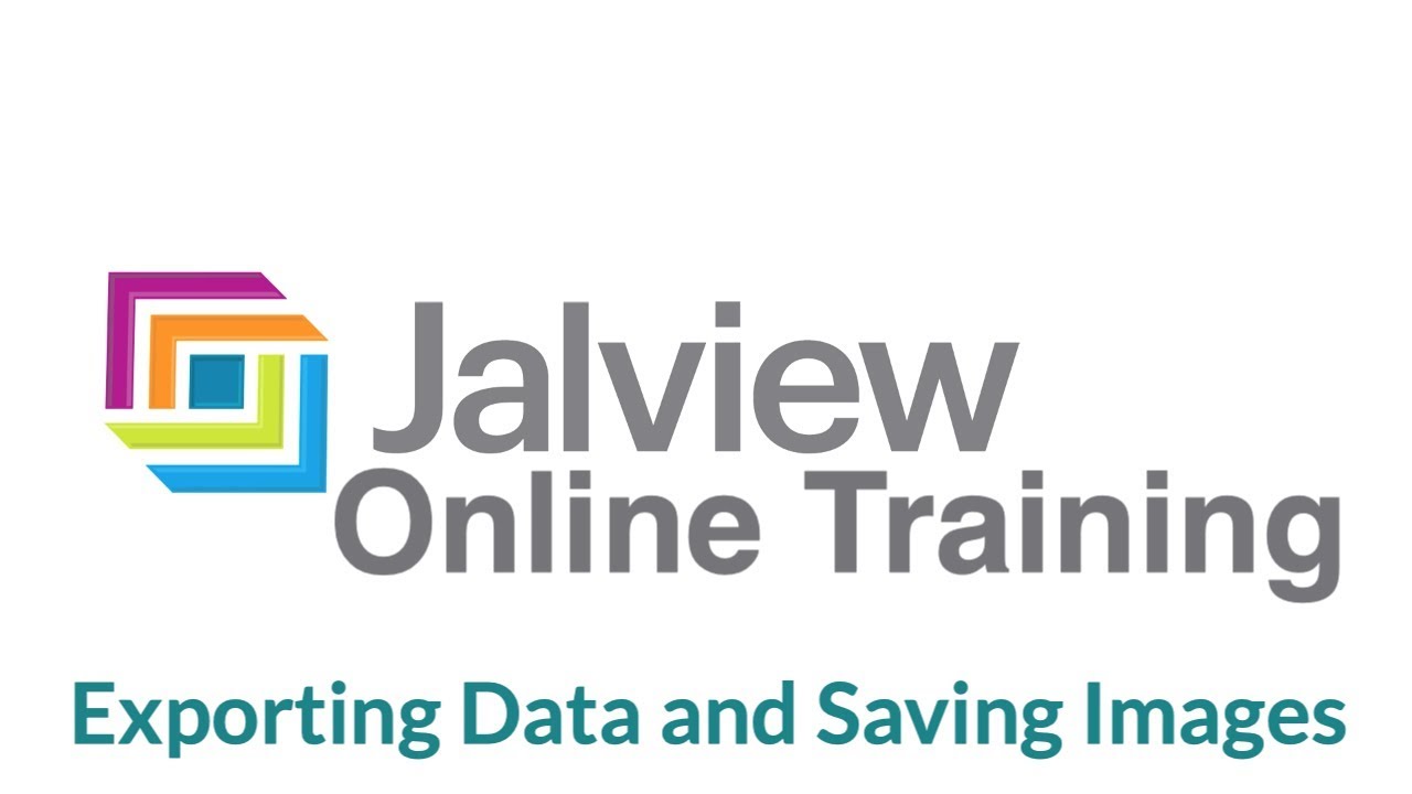 Exporting data and saving images in Jalview - YouTube