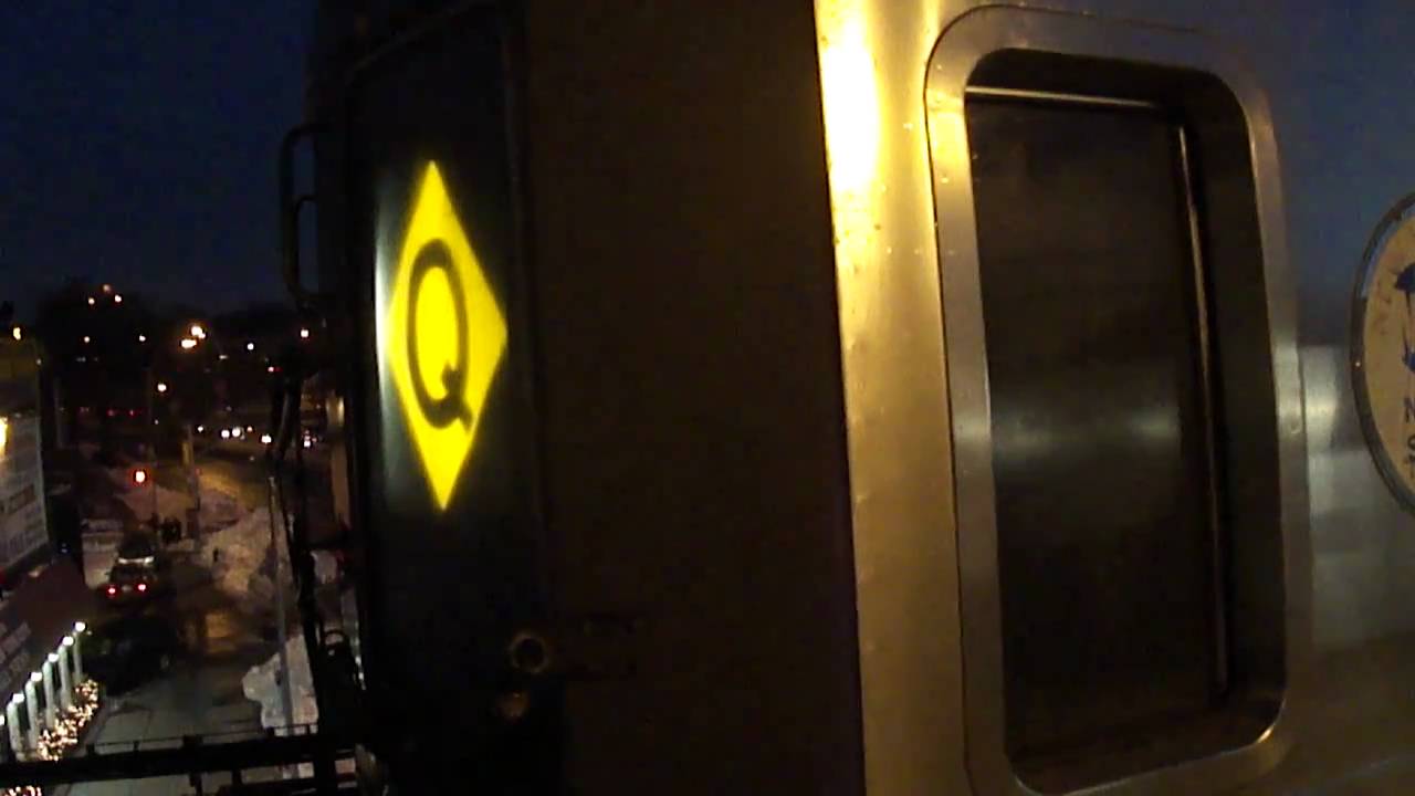 SPECIAL:R68A Diamond (Q) Train Leaving Astoria Blvd - YouTube