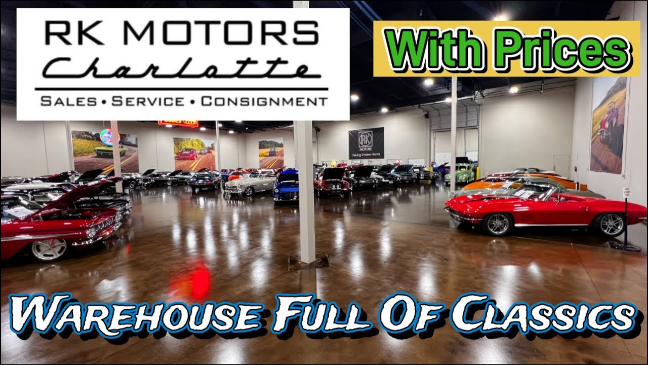 Warehouse Full of RK Motors Classic Cars For Sale with Prices -PART 1 ...