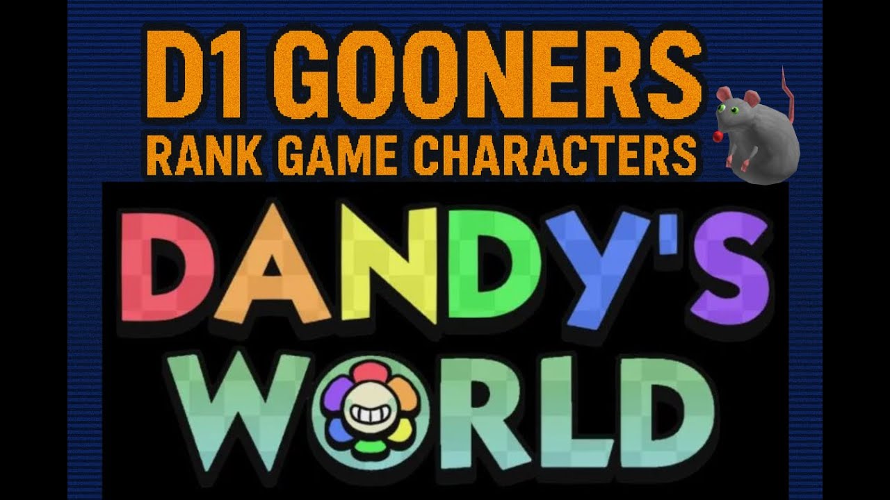D1 Gooners Rank Game Characters - YouTube