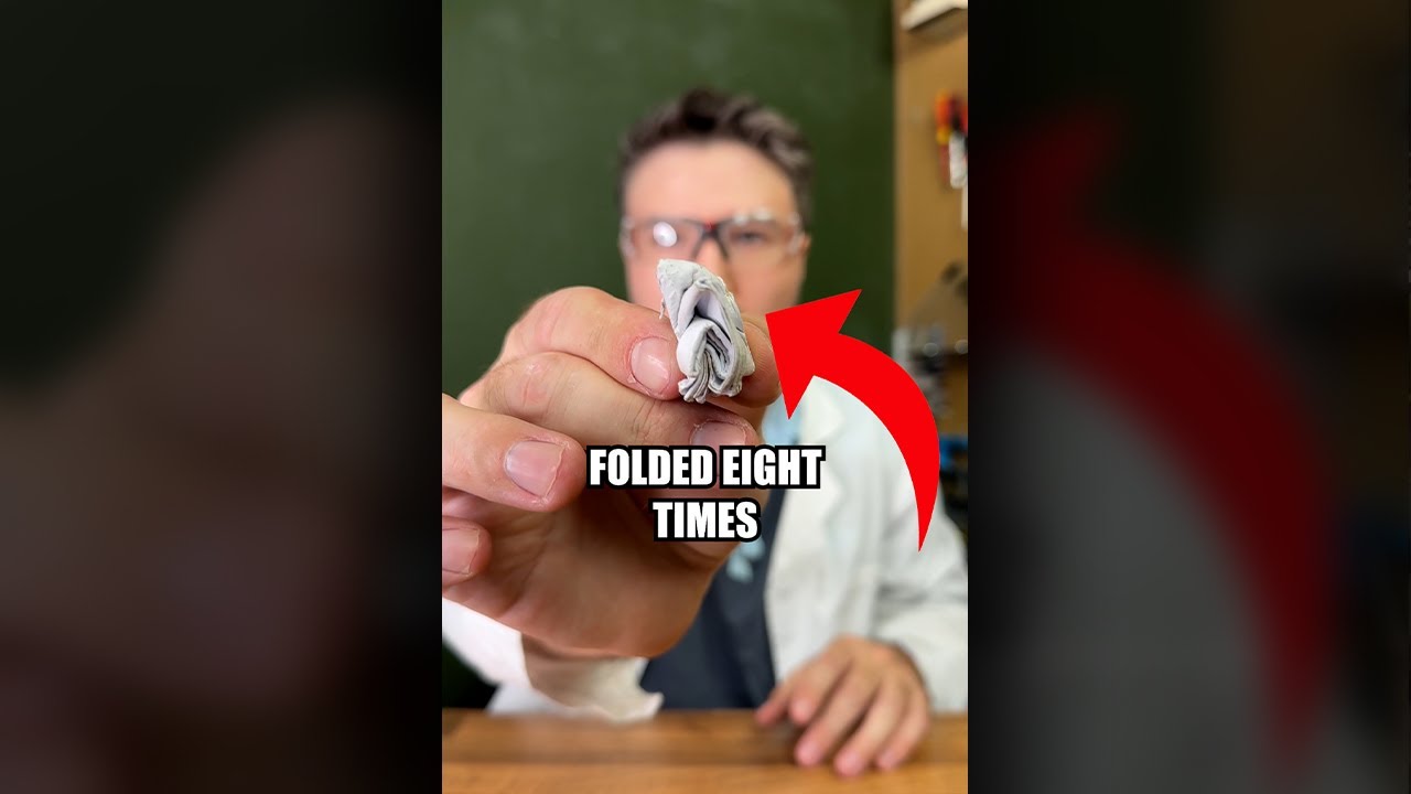 I folded a piece of paper more than 7 times?! - YouTube