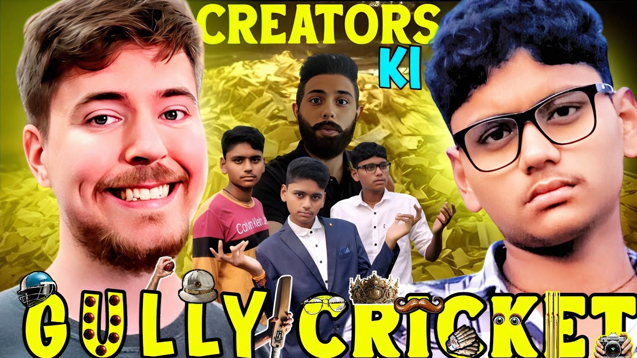 Creators parody 🤑 Ft.CREATORS KI GULLY CRICKET 🏏 || Badmash BK || - YouTube